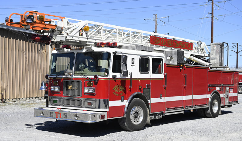 sold sold sold 2003 LTI 93′ Mid-Mount Aerial Platform Quint - Command ...