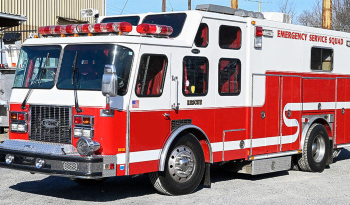 sold sold sold 1996 E-ONE HEAVY DUTY WALK-IN RESCUE WITH LIGHT TOWER ...